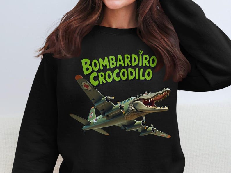 Bombardino Crocodilo PNG: Funny Italian Meme Design (digital Download ...