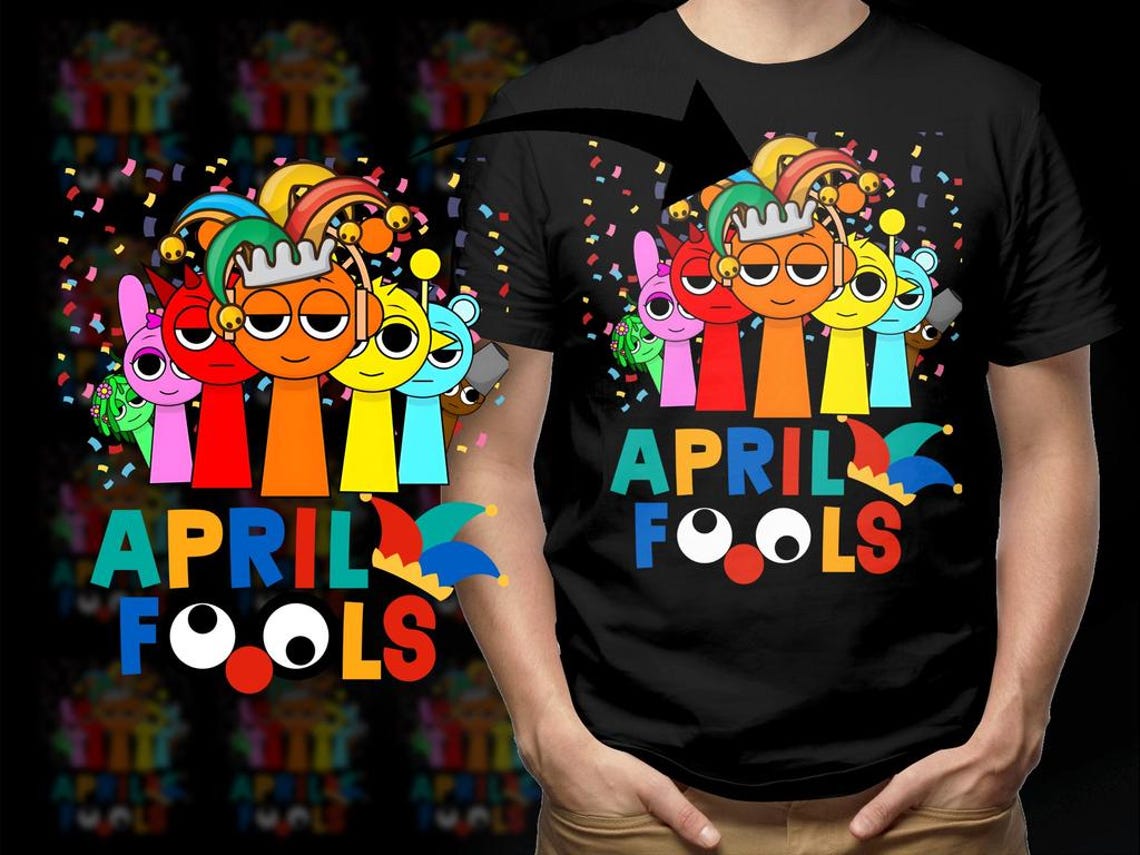 Sprunki April Fools Digital PNG | Sprunki April Fools Design ...