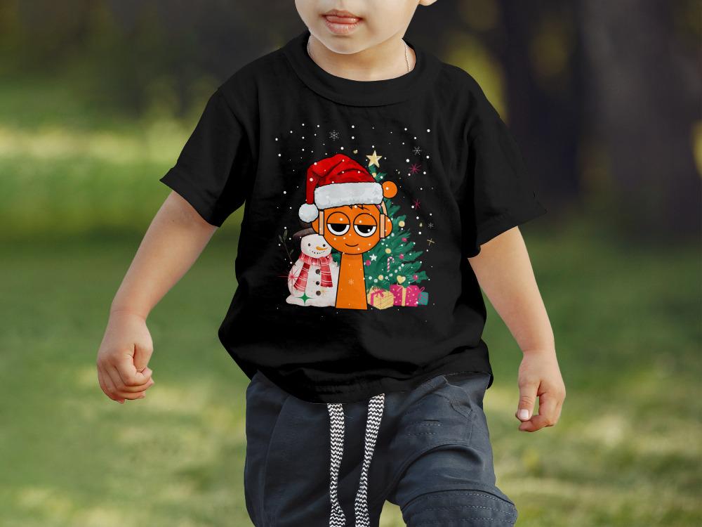 Christmas Sprunki Oren Santa Shirt Design PNG | Happy Chrismas Sprunki ...