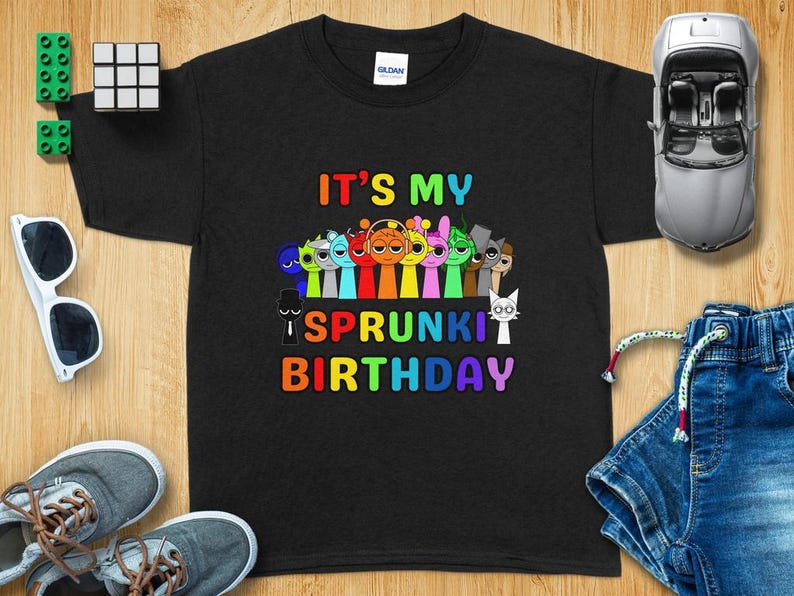 Sprunki Birthday Party PNG, Sprunki Birthday for Boys and Girls Design ...