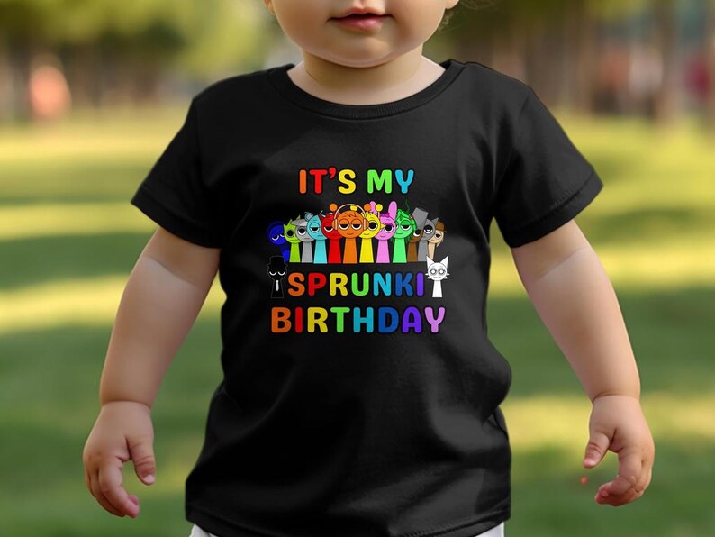 Sprunki Birthday Party PNG, Sprunki Birthday for Boys and Girls Design ...