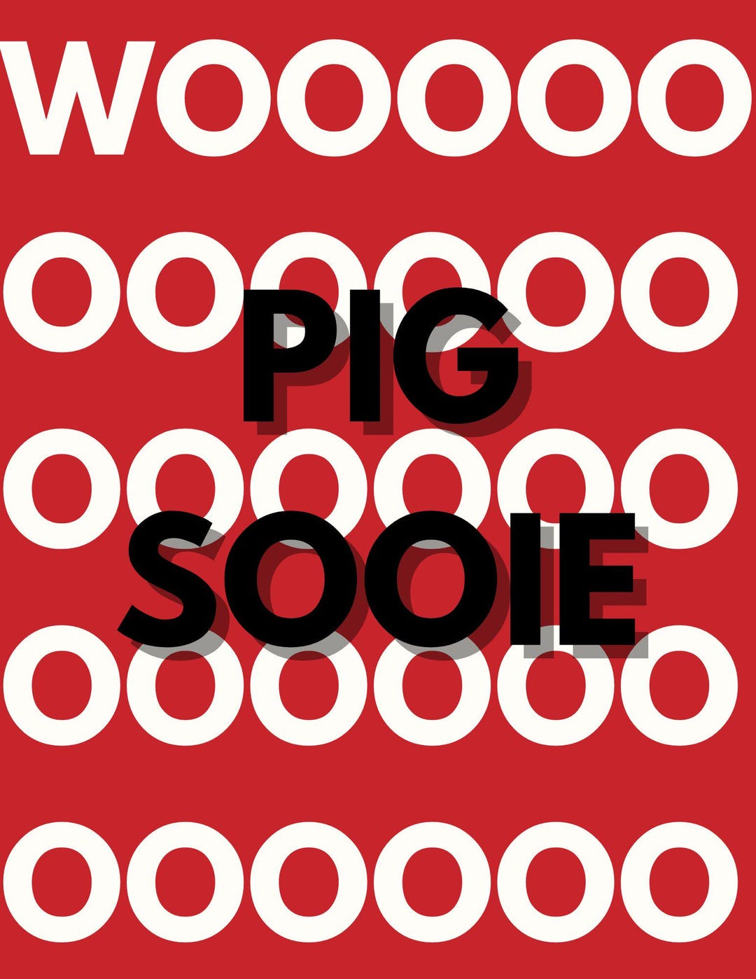Wooo Pig Sooie Poster - Etsy