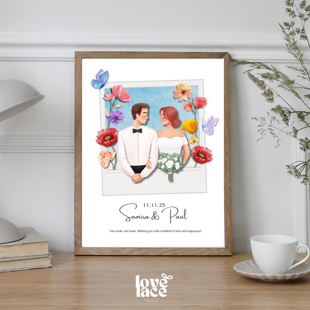 Personalized Wedding Frame, Wedding Photo Frame, Wedding Gift Picture ...