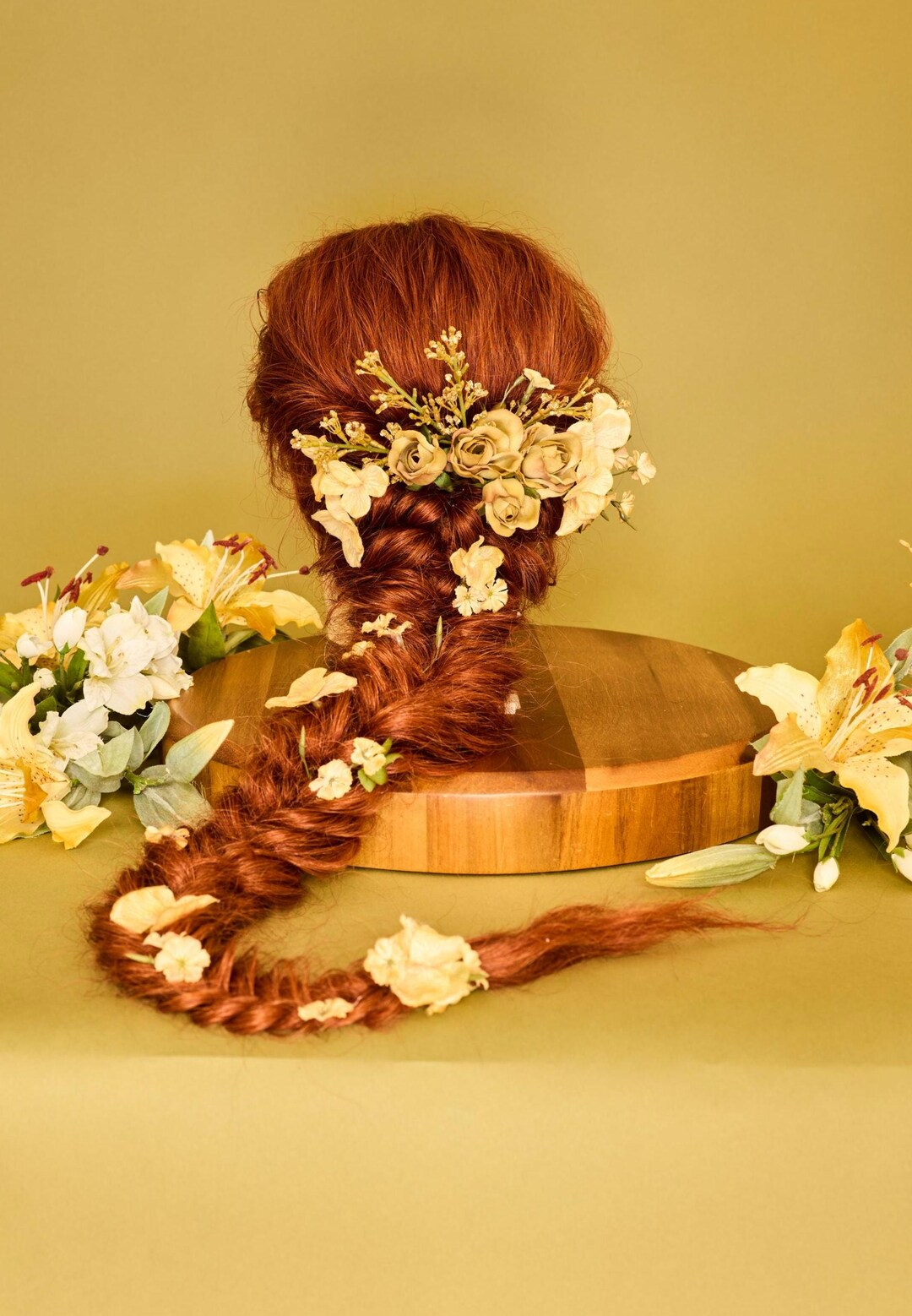 Wild Rose Fishtail Braided Wig - Etsy