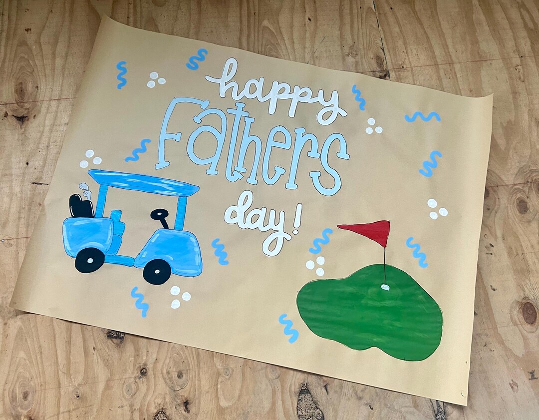 Father’s Day Banner | Paper Banner | Father’s Day Decor | Butcher Paper ...