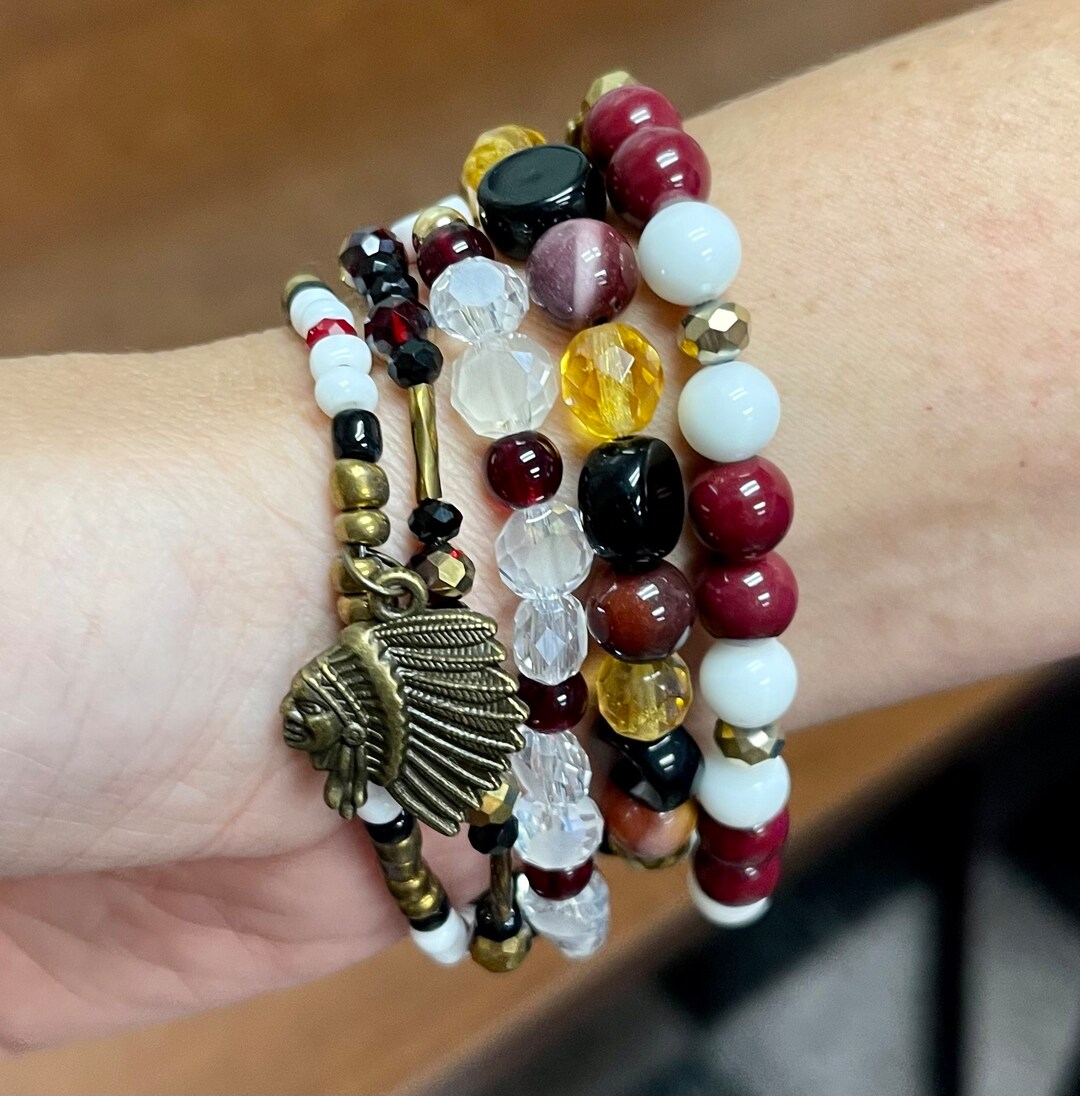 Florida State University Bracelets - Etsy