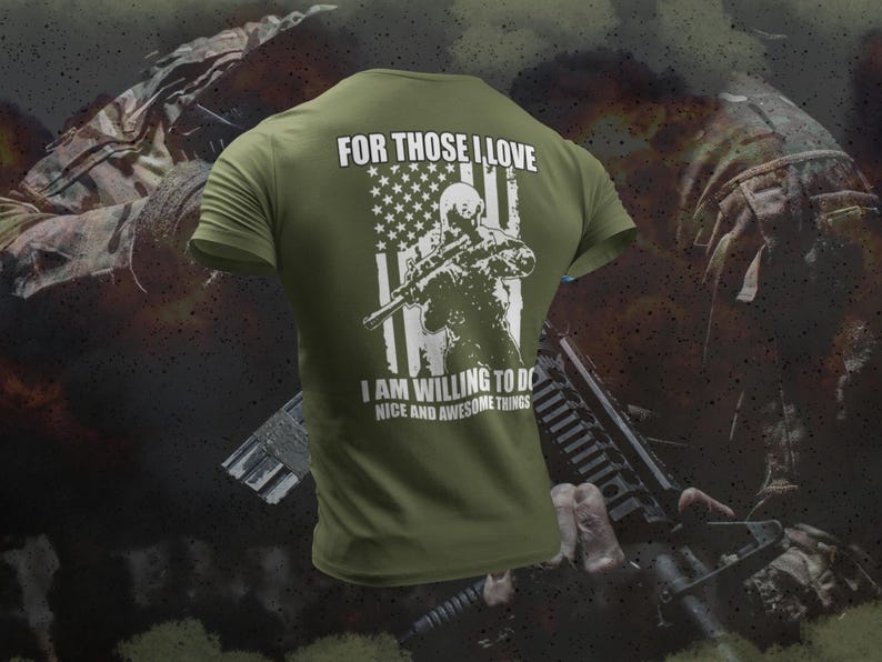 US Army Veteran Tribute T-shirt: Patriotic Military Support Tee - Etsy