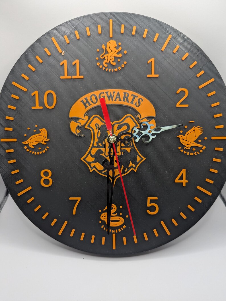 Harry Potter Hogwarts Clock - Etsy
