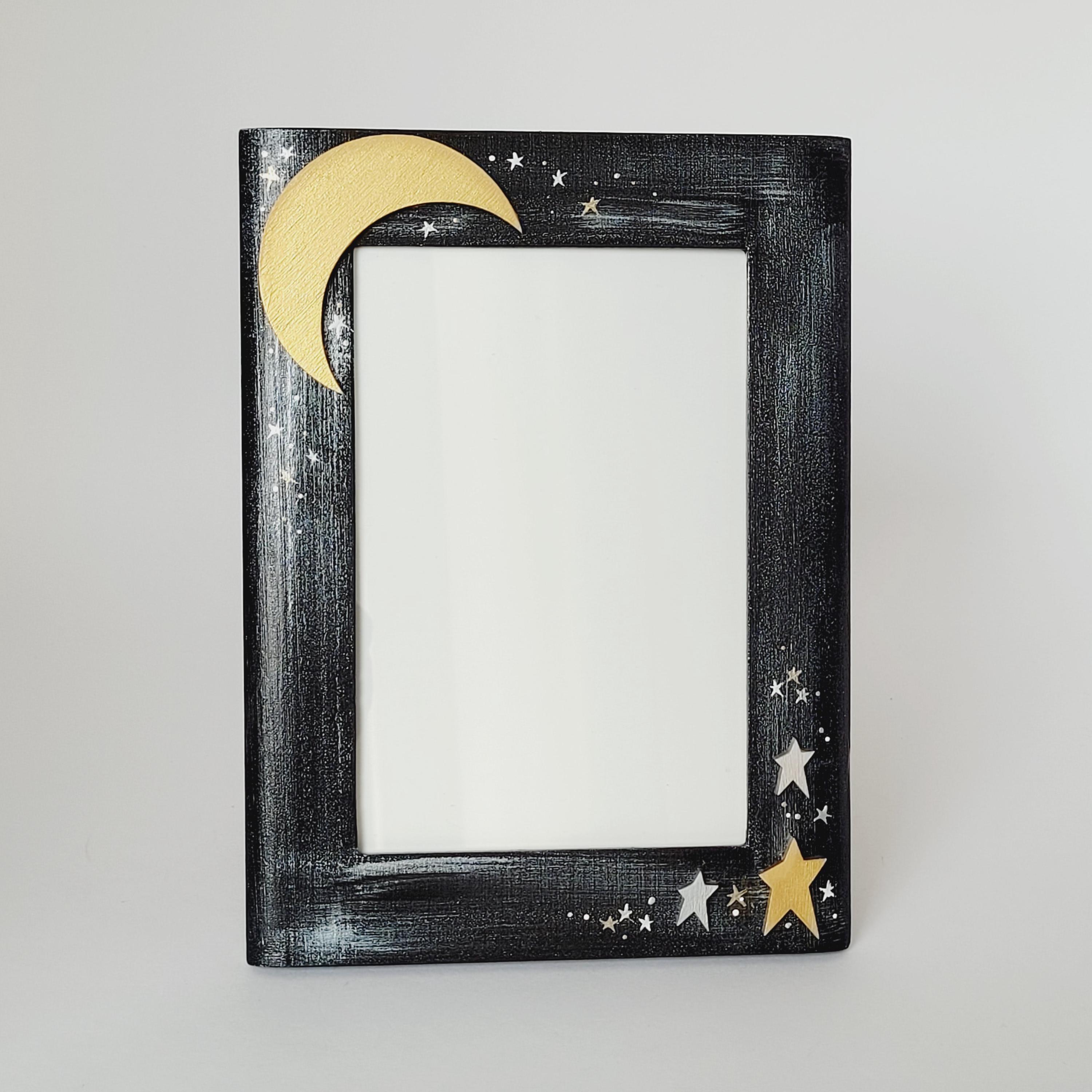 Galaxy - Hand-painted Picture Frame for 4x6 Photo - Etsy