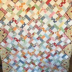 American Jane Quilt, Bright, Colorful, Top ONLY, 72” X 116” - Etsy