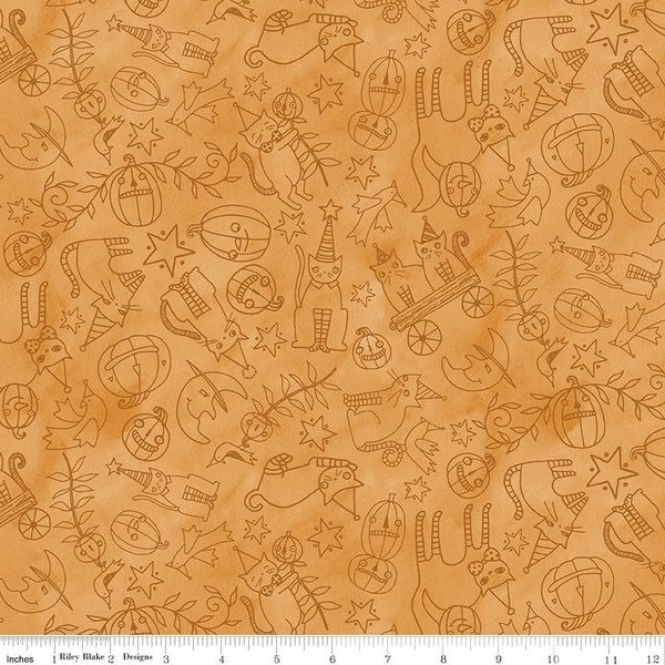 Halloween Whimsy Fabric - Etsy