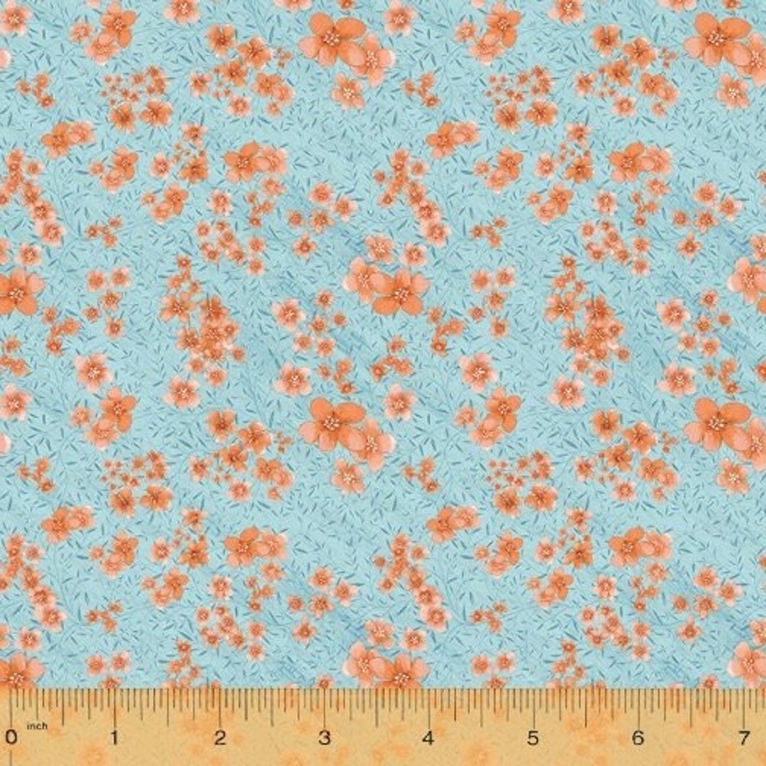 Four Seasons Spring Blooms Sky Windham 53385-2 - Etsy