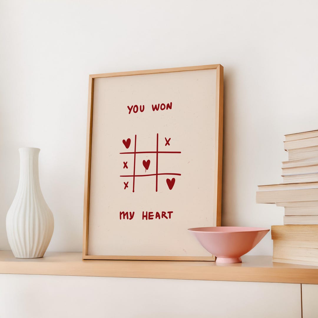You Won My Love, Digital Print - Etsy