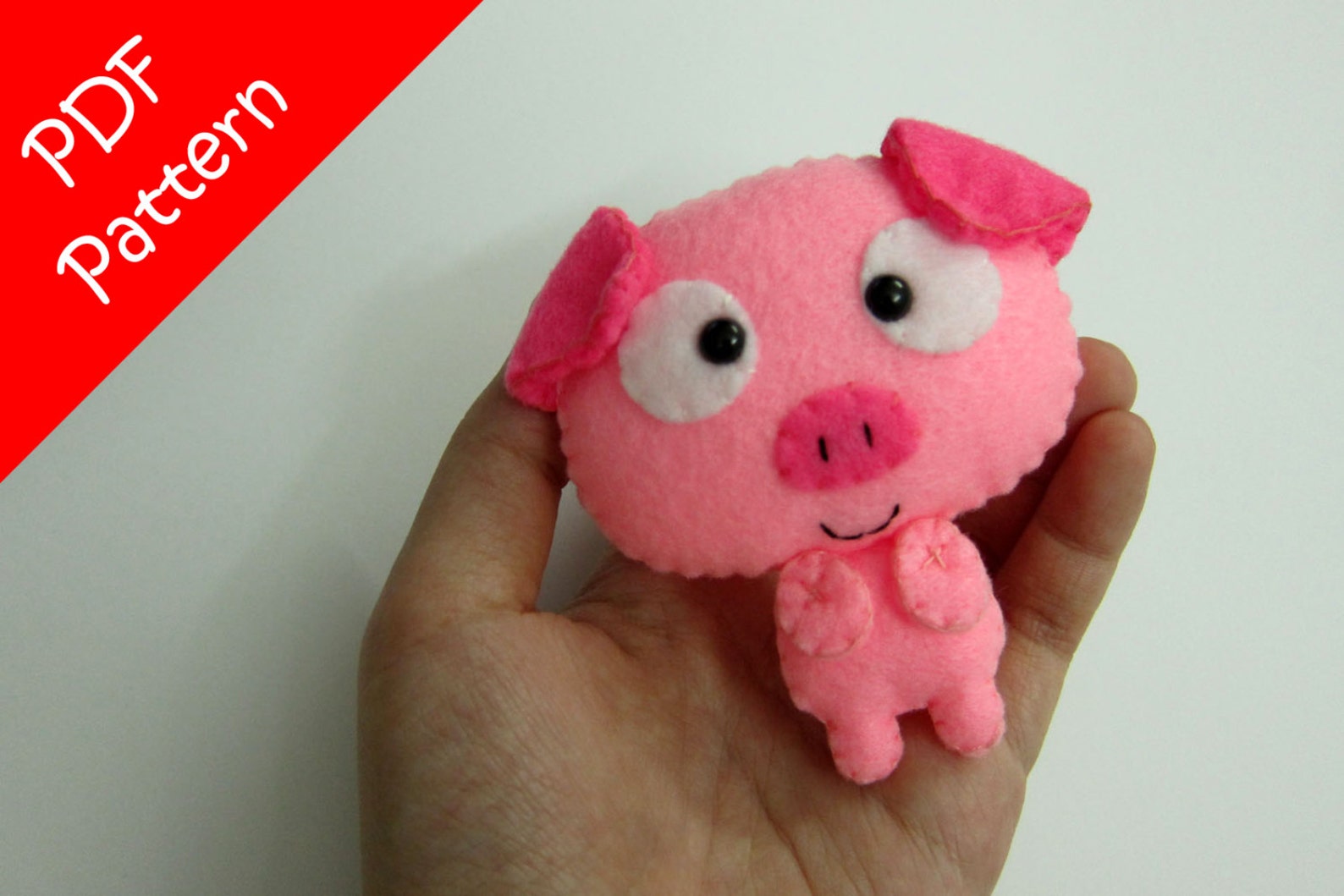 Pig Plush PDF Pattern -instant Digital Download - Etsy