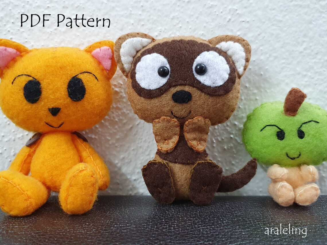 Ferret Plush PDF Pattern -instant Digital Download - Etsy