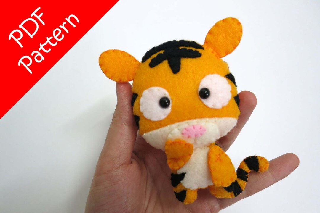 Tiger Plush PDF Pattern -instant Digital Download - Etsy