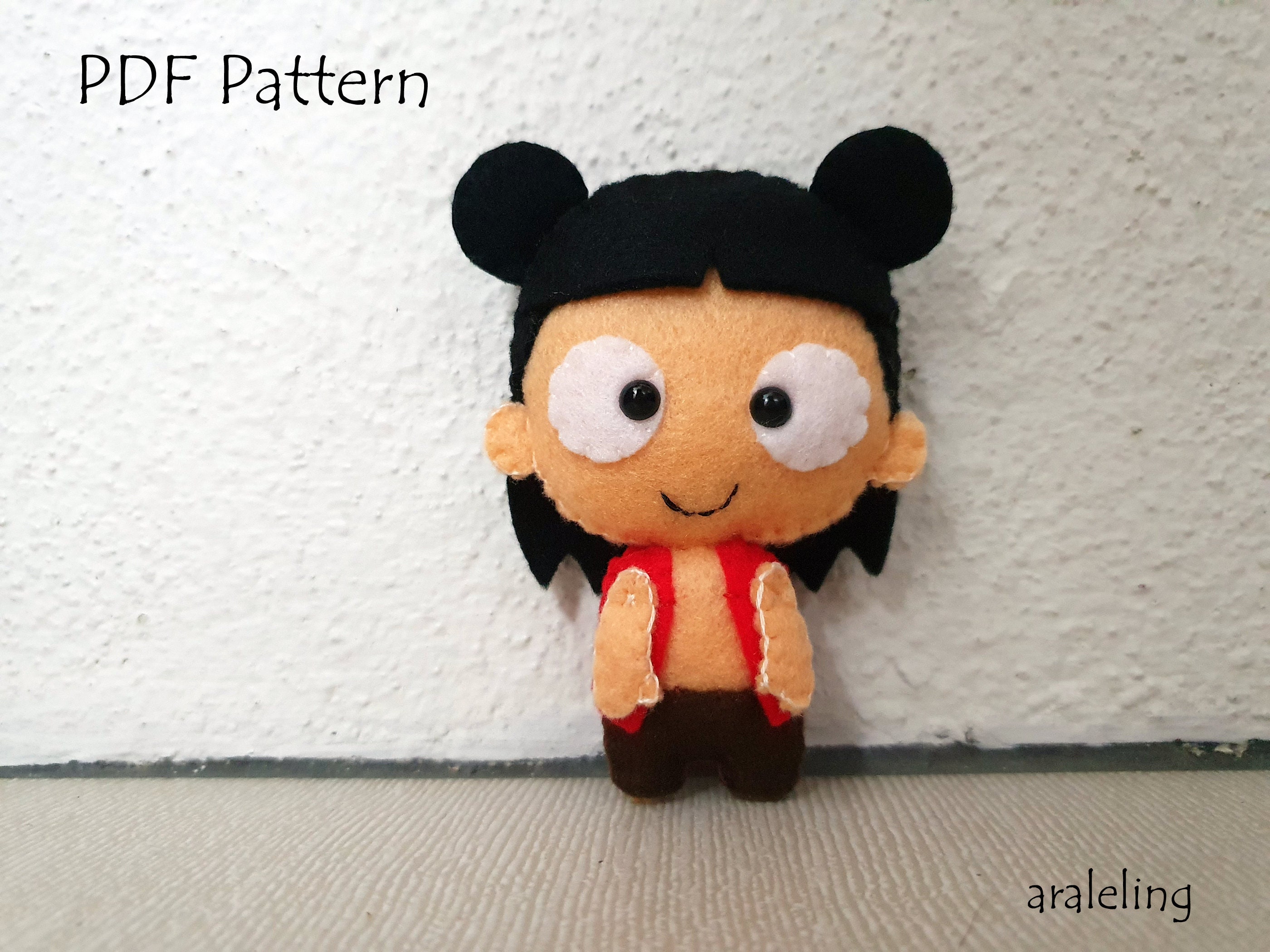 Nezha Inspired Plush PDF Pattern - Instant Digital Download - Etsy