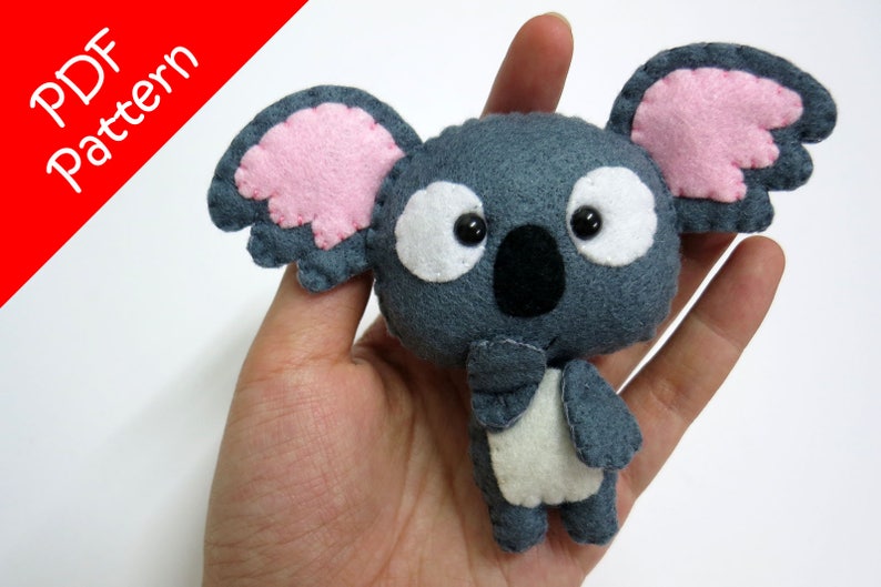 Koala Plush PDF Pattern -instant Digital Download - Etsy