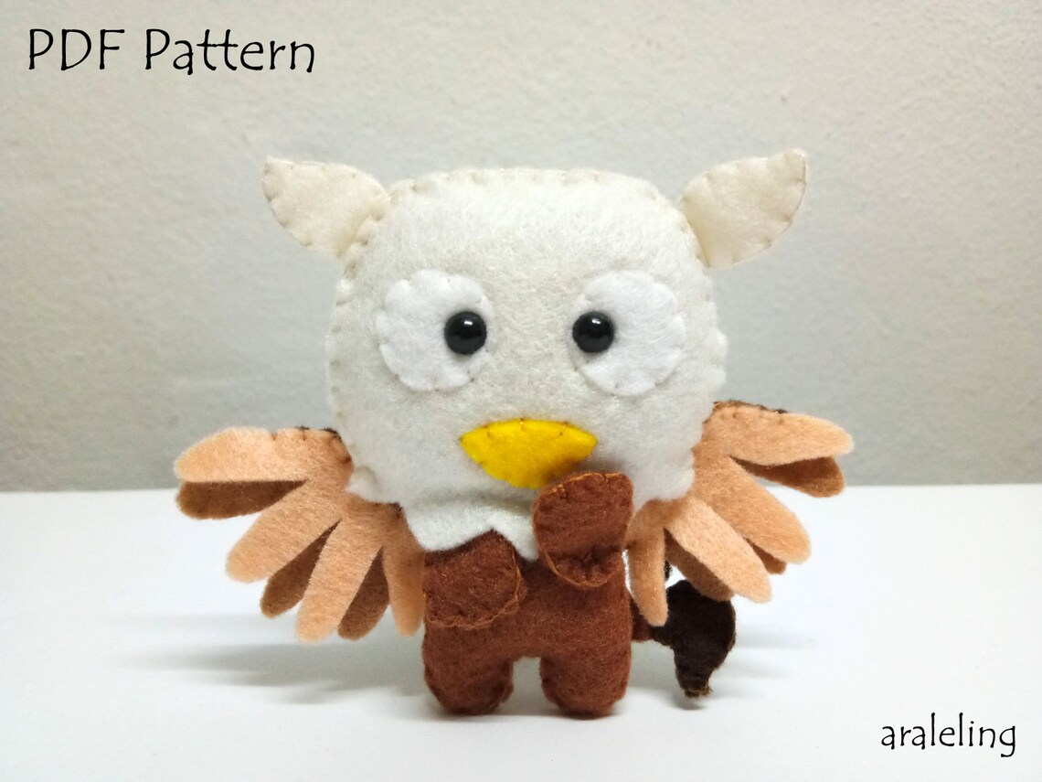 Griffin Plush PDF Pattern -instant Digital Download - Etsy