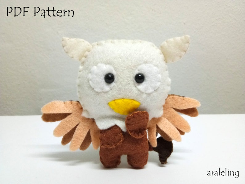Griffin Plush PDF Pattern -instant Digital Download - Etsy