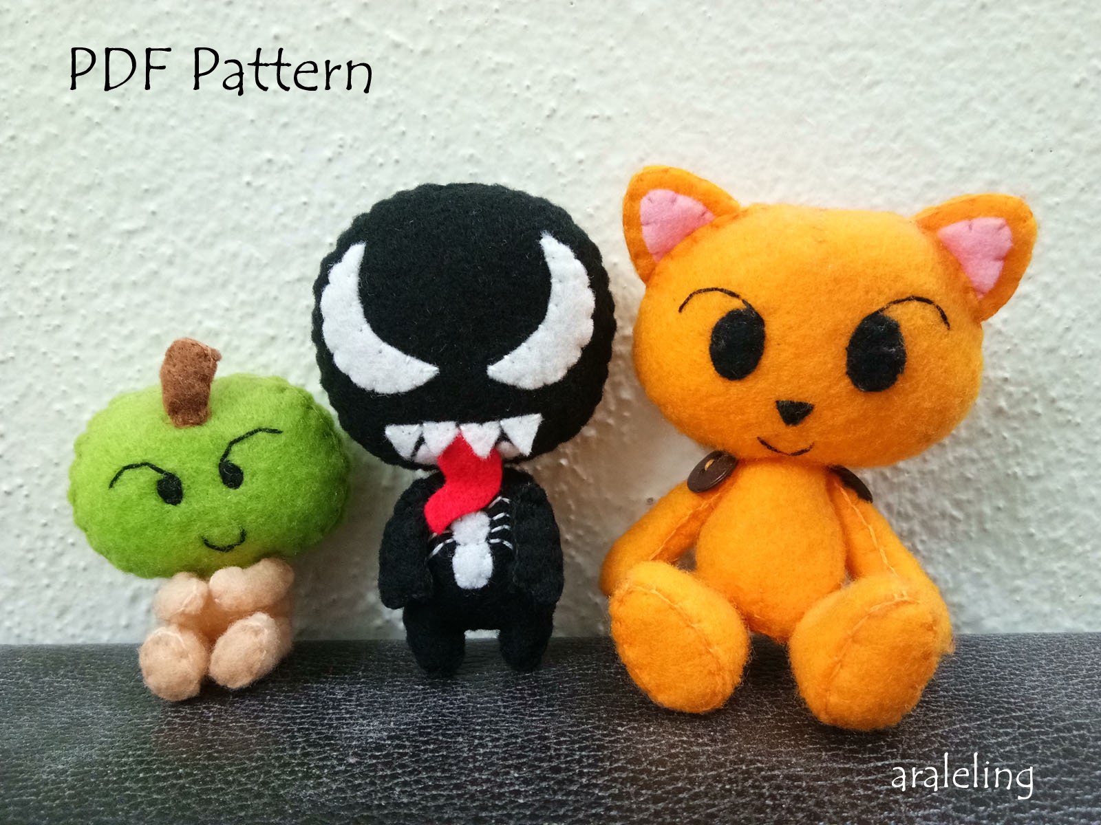 Venom Plush PDF Pattern Descarga digital instantánea - Etsy España