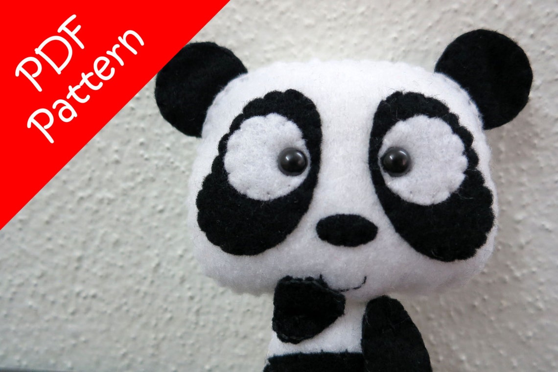 Panda Plush PDF Pattern instant Digital Download - Etsy