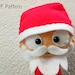 Santa Claus Plush PDF Pattern -instant Digital Download - Etsy