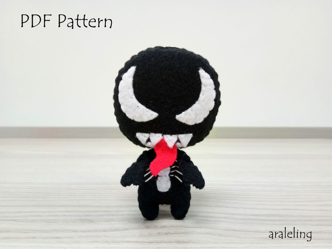 Venom Plush PDF Pattern -instant Digital Download - Etsy