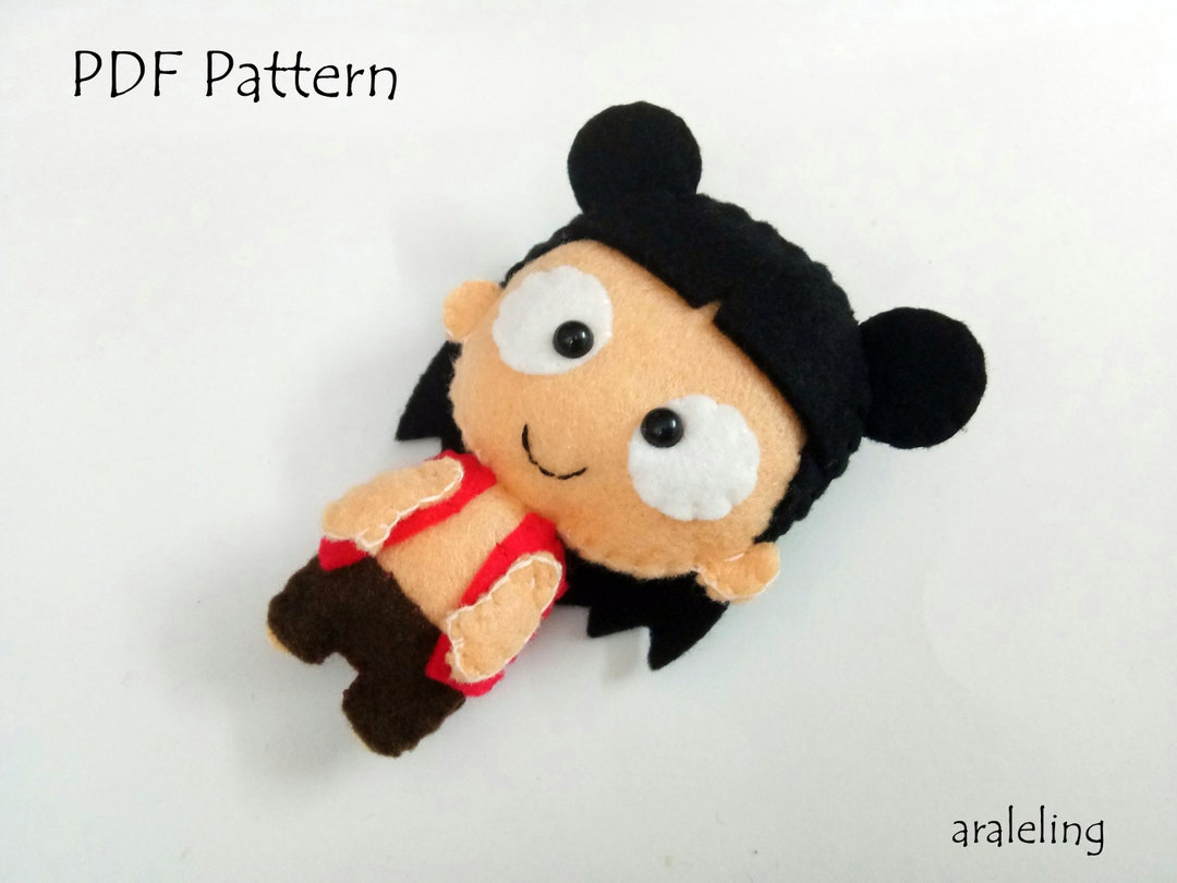 Nezha Inspired Plush PDF Pattern - Instant Digital Download - Etsy