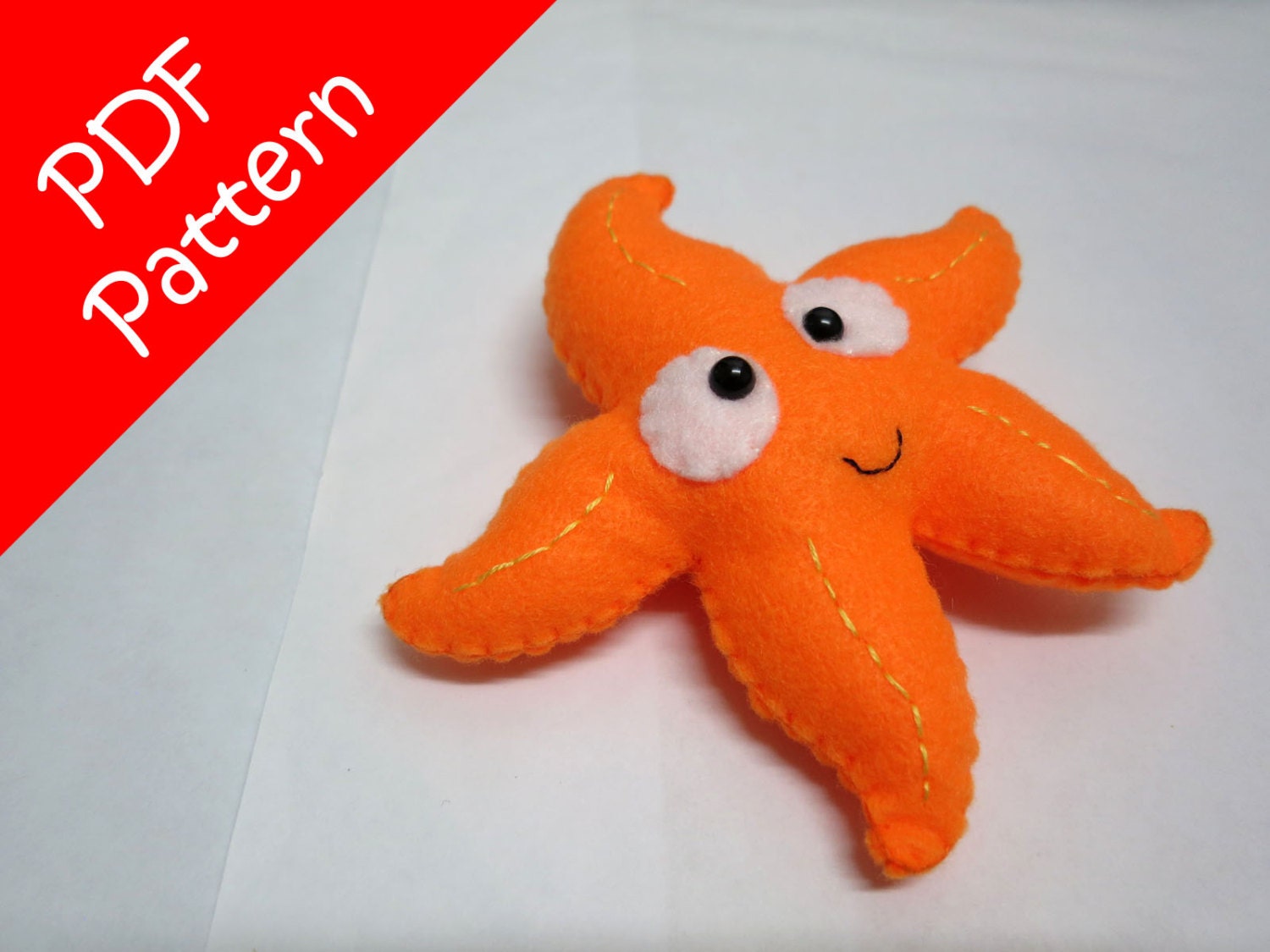 Starfish Plush PDF Pattern -instant Digital Download - Etsy