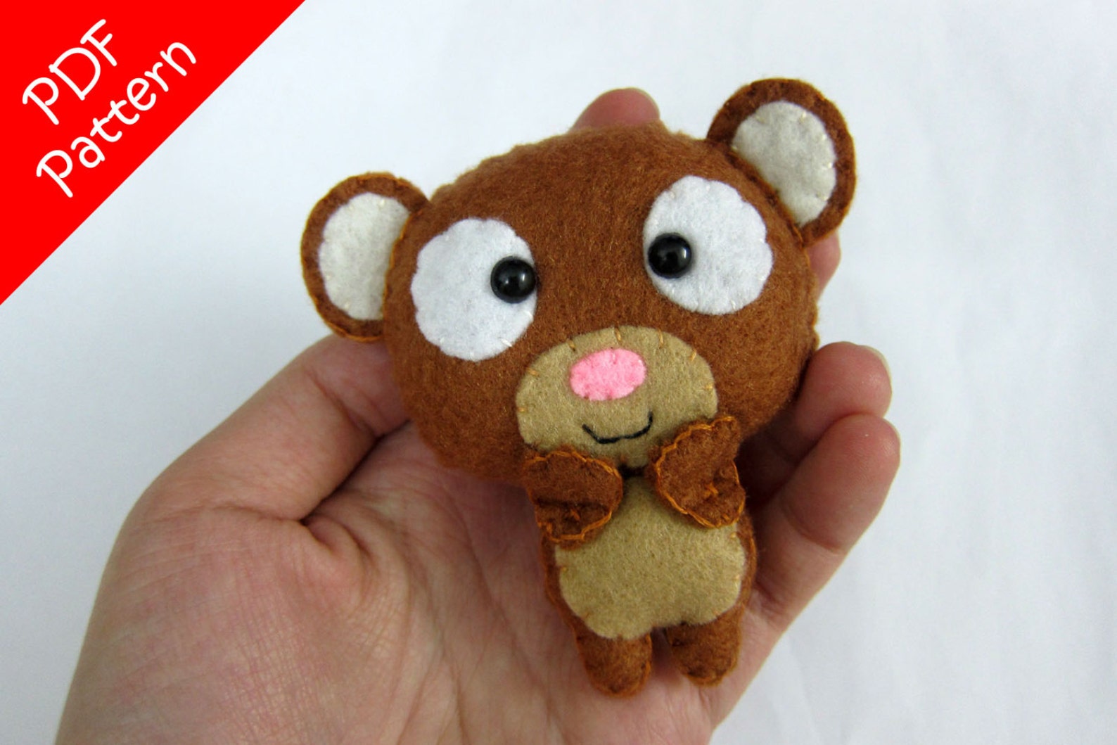 Bear Plush PDF Pattern -instant Digital Download - Etsy