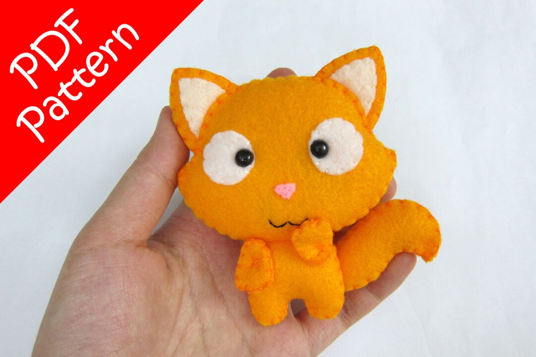 Cat Plush PDF Pattern -instant Digital Download - Etsy
