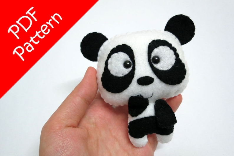 Panda Plush PDF Pattern -instant Digital Download - Etsy