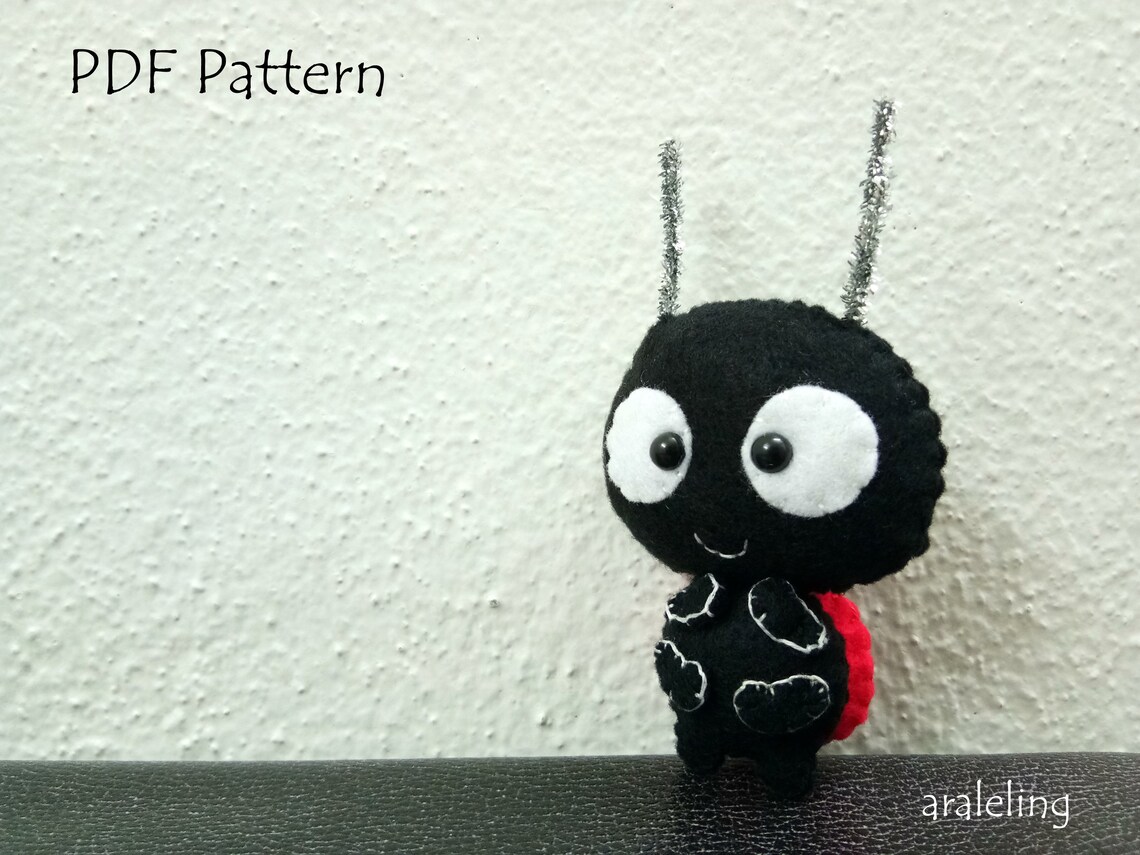 Ladybird Plush PDF Pattern instant Digital Download - Etsy