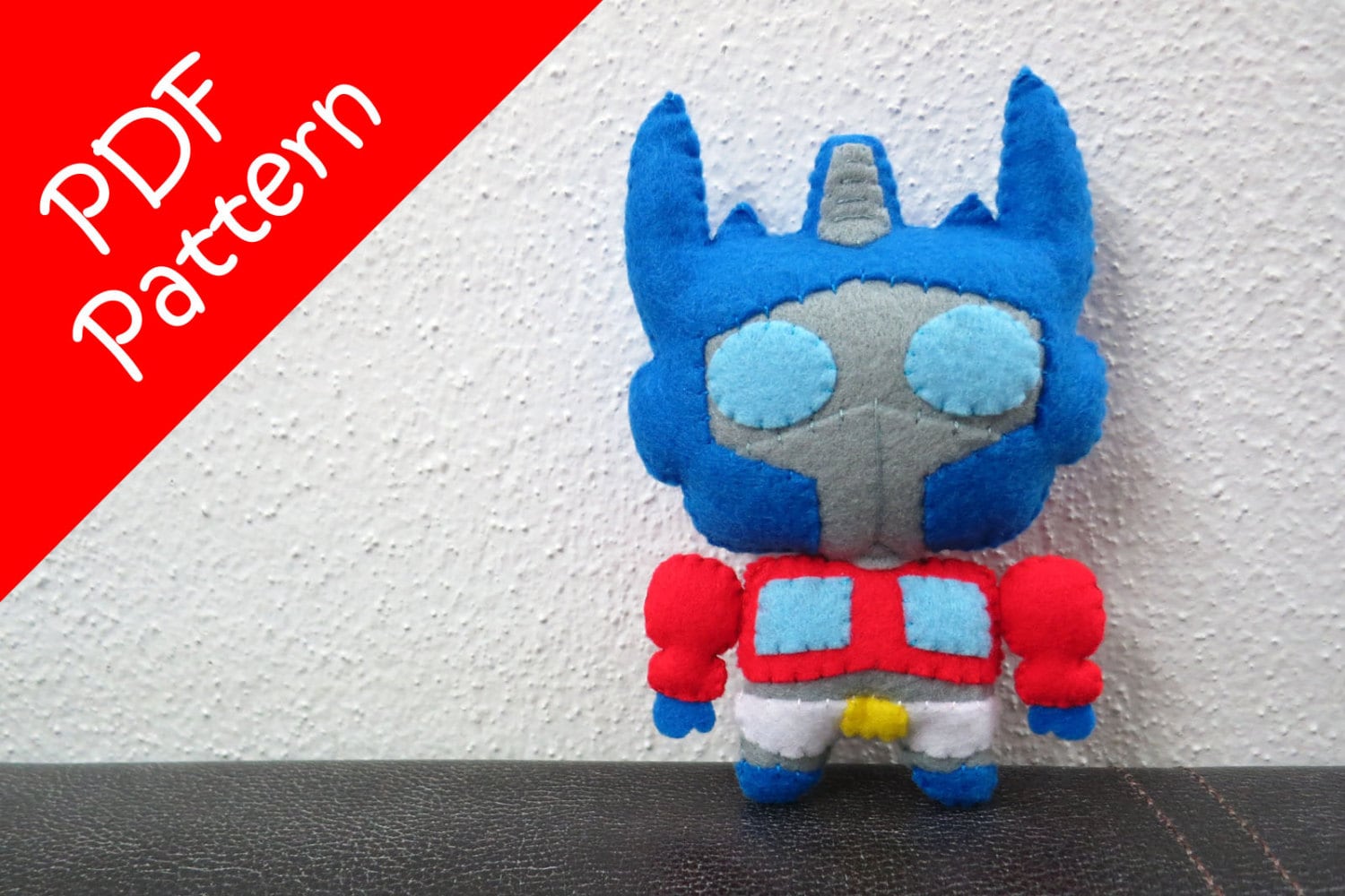 Chibi Optimus Prime Plush PDF Pattern -instant Digital Download - Etsy