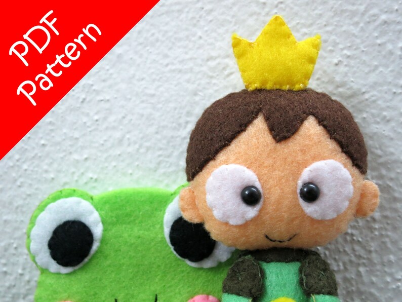 Frog Prince Plush PDF Pattern -instant Digital Download - Etsy