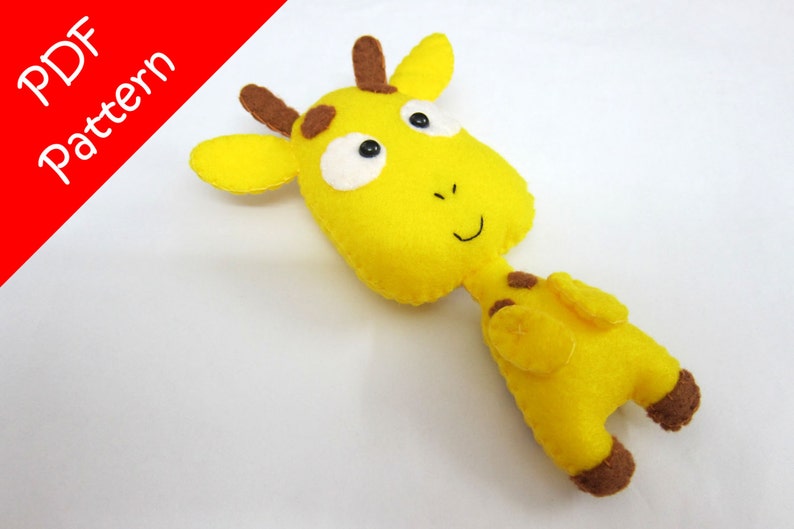 Giraffe Plush PDF Pattern -instant Digital Download - Etsy