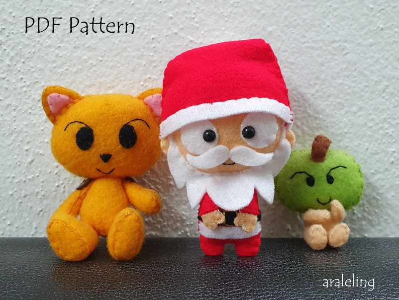 Santa Claus Plush PDF Pattern -instant Digital Download - Etsy
