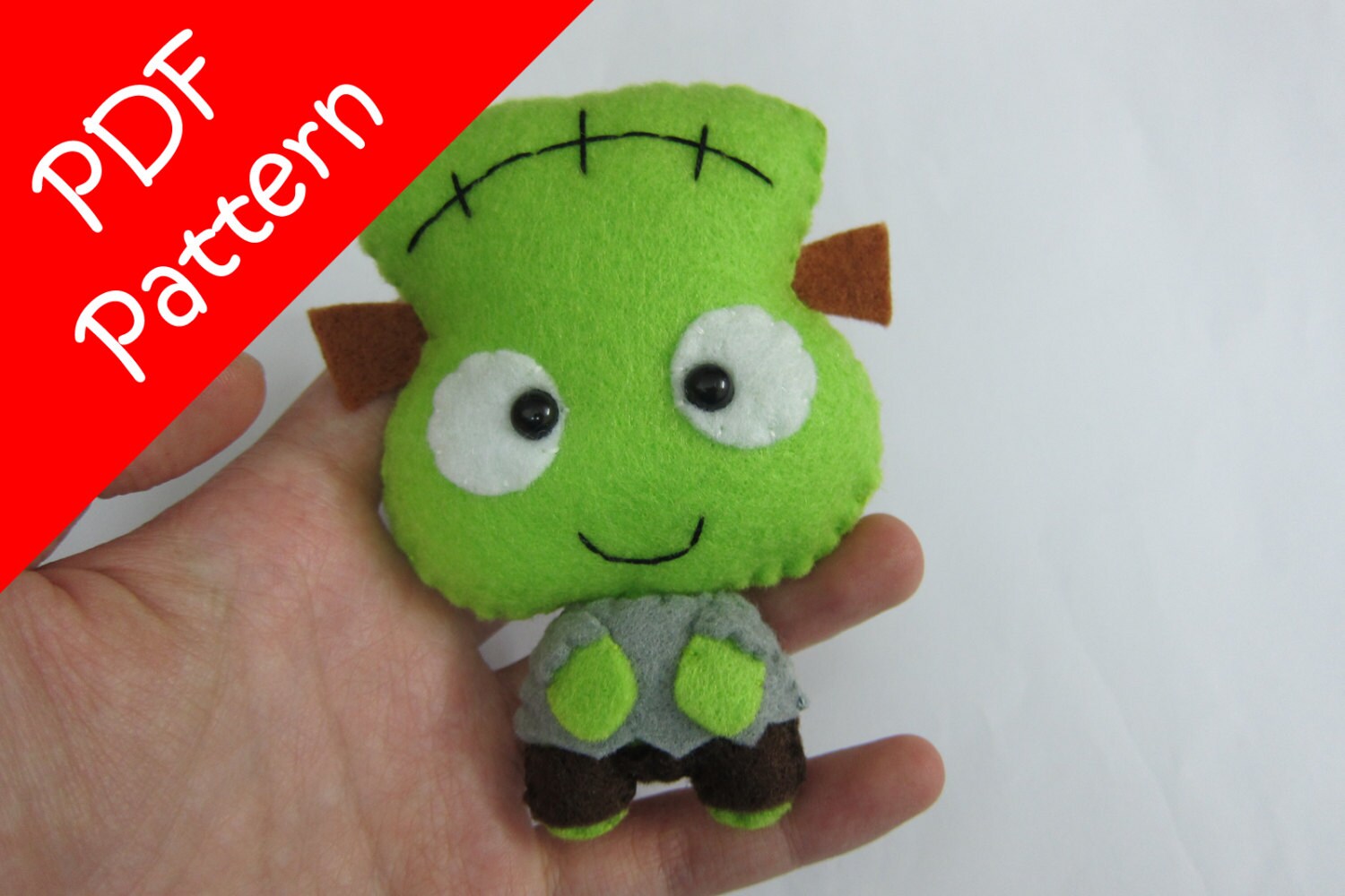 Frankenstein Plush PDF Pattern -instant Digital Download - Etsy