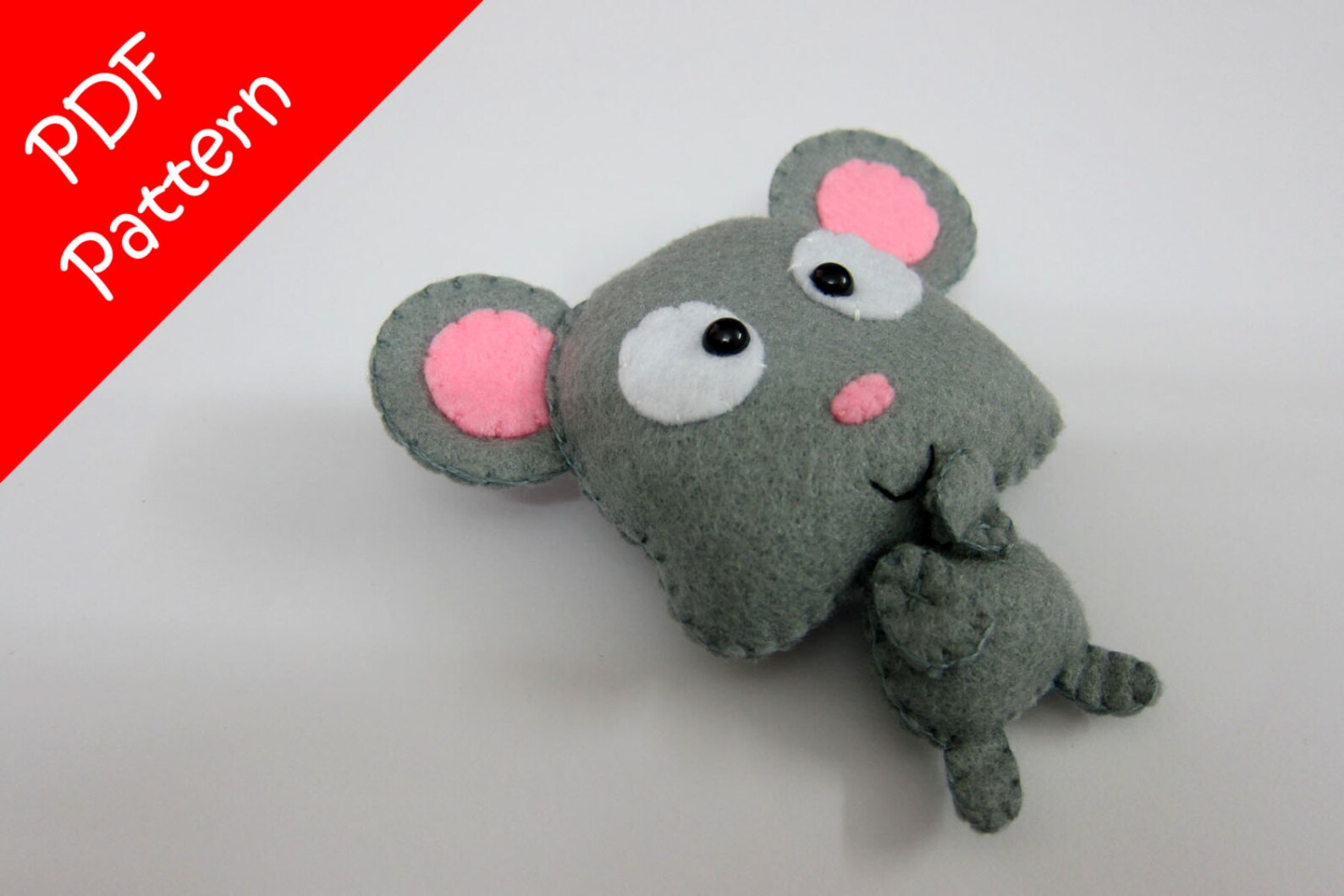Mouse Plush PDF Pattern instant Digital Download - Etsy