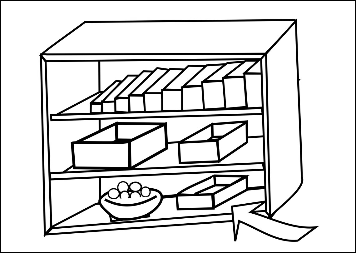 Montessori Coloring Printable 8 Pages for Children Aged 3-6 Size A4 PDF ...