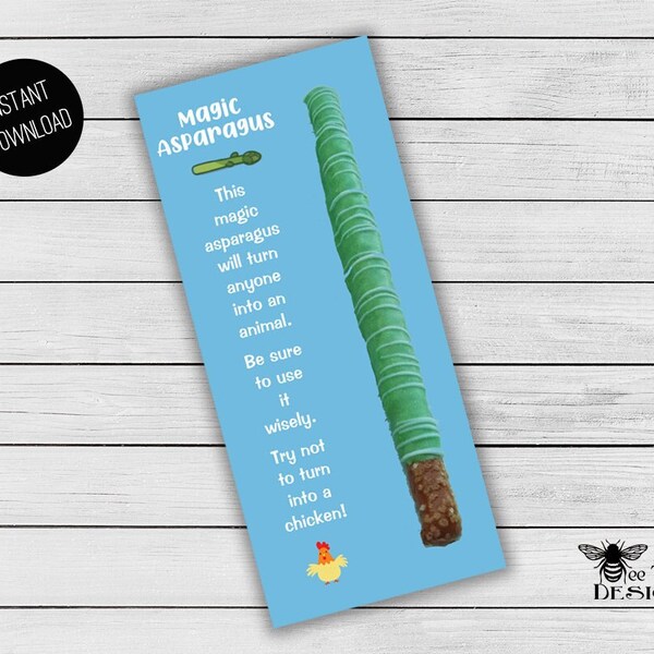 Bluey Magic Asparagus for Mom - Etsy