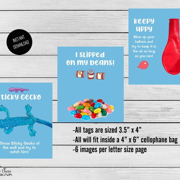 Bluey sticky gecko label - Etsy France