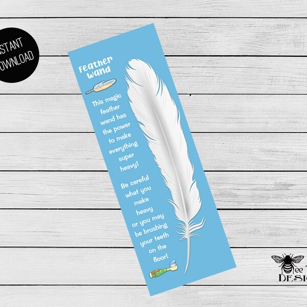 Bluey Magic Feather - Etsy UK