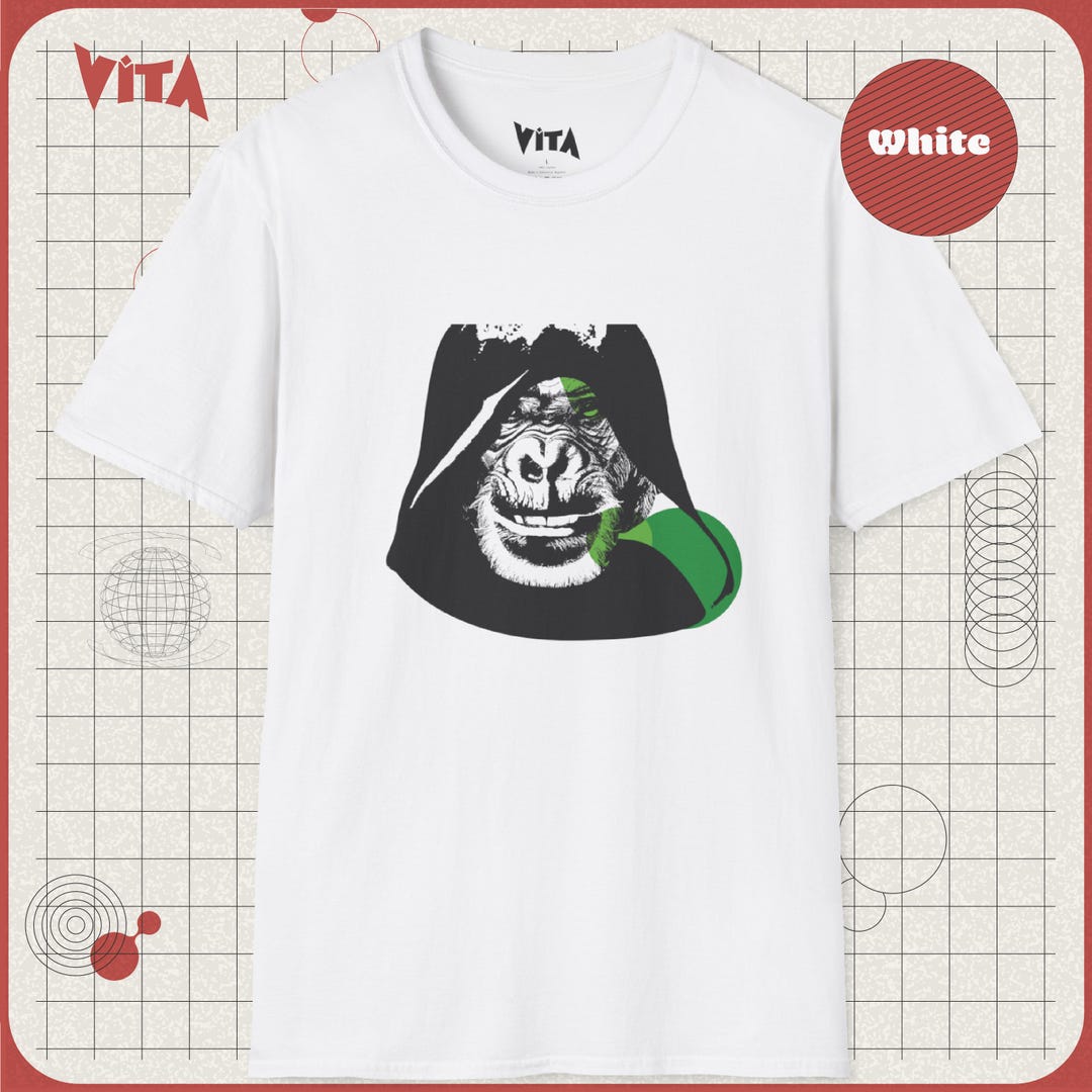 Hacker Monkey T-shirt, Matrix Inspired, Coder Shirt, Hacker Shirt, Geek ...