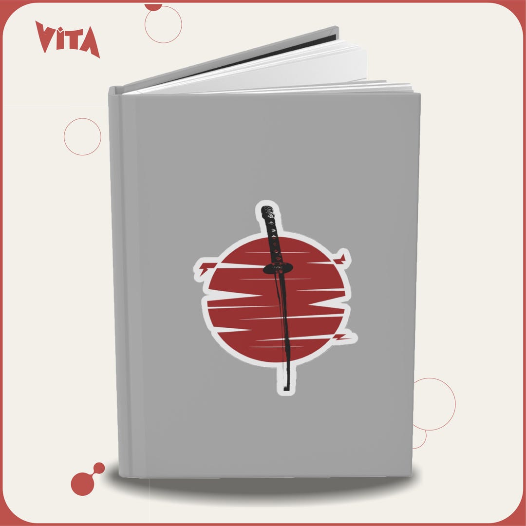 Samurai Katana Sticker - Perfect for Laptops, Books & More | Japanese ...