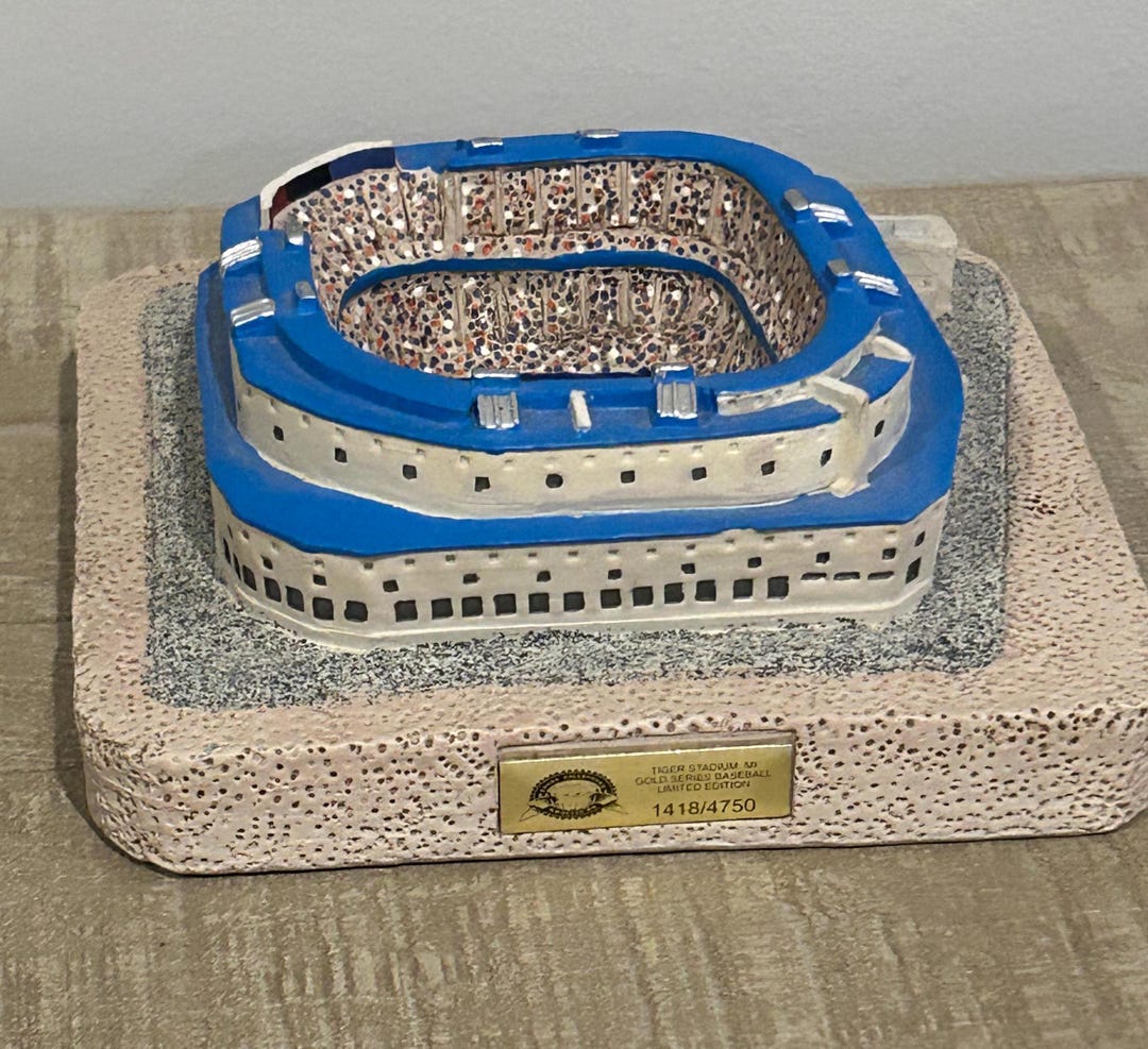 Sport Collectors Guild Tiger Stadium 1998 Gold Series, Limited Edition ...