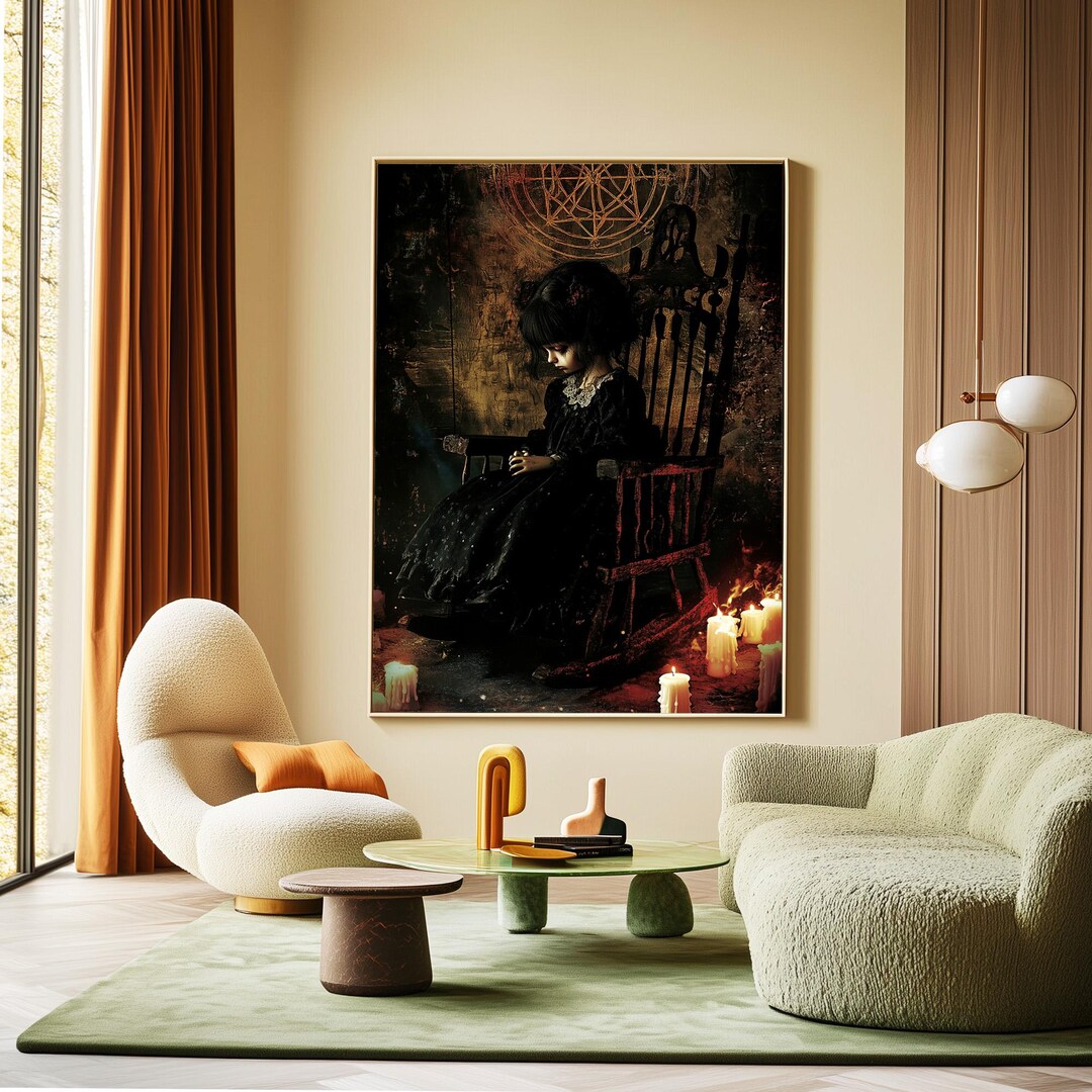 Paranormal Annabelle Poster, Gothic Art, Annabelle Doll Art, Creepy ...