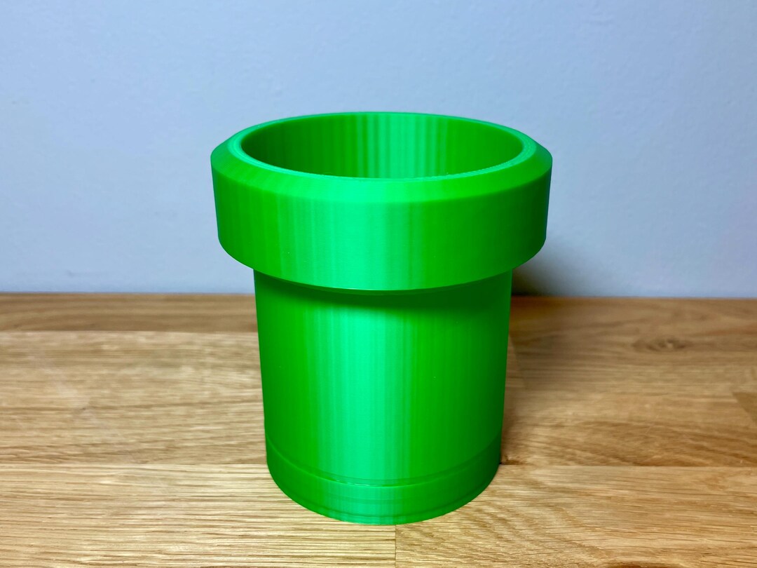 Warp Pipe Plant Pot & Drip Tray | Mario Inspired | Gaming Planter ...