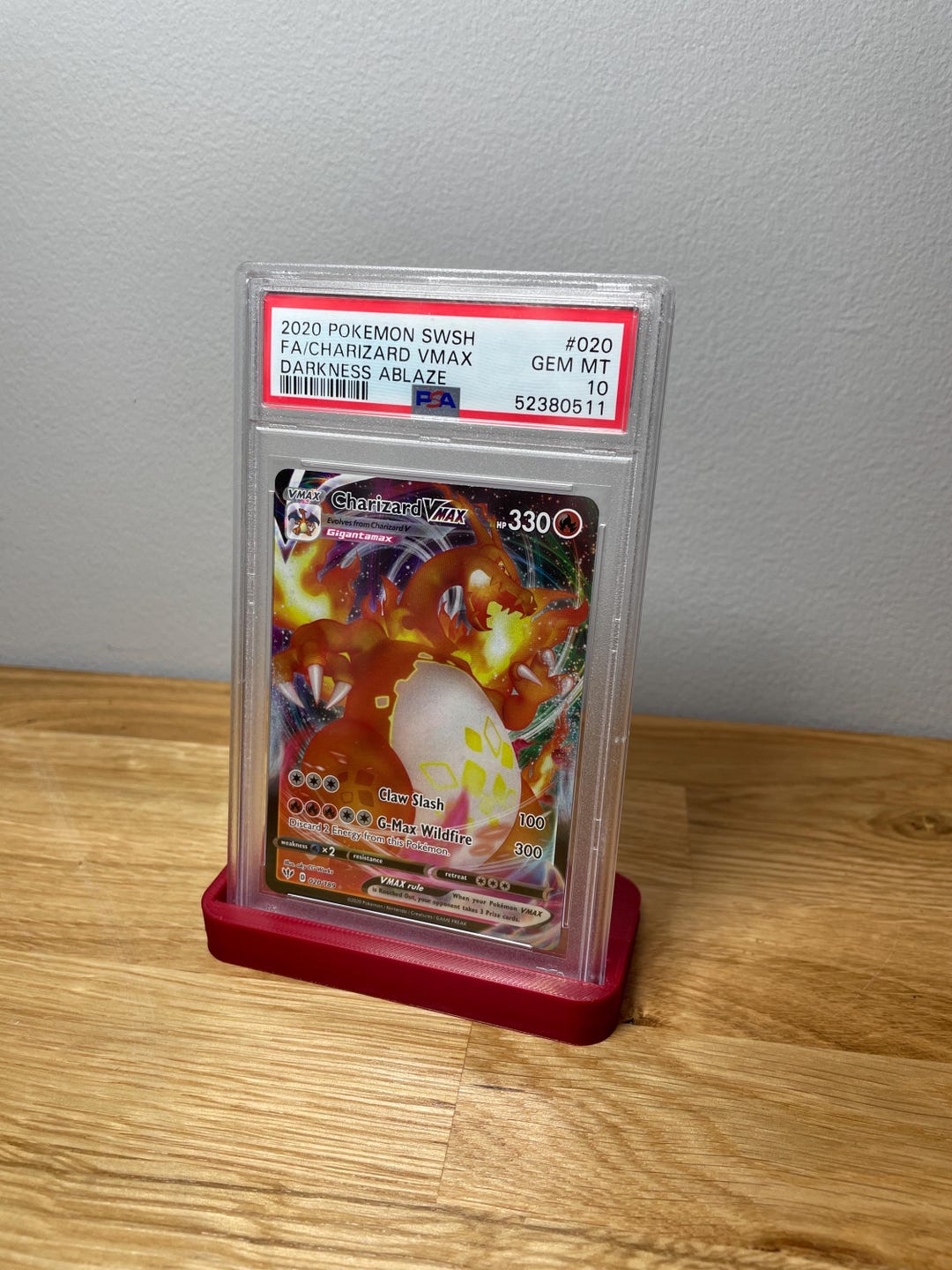 Graded Card/slab Stand Display | Graded Slab | Colourised Base ...